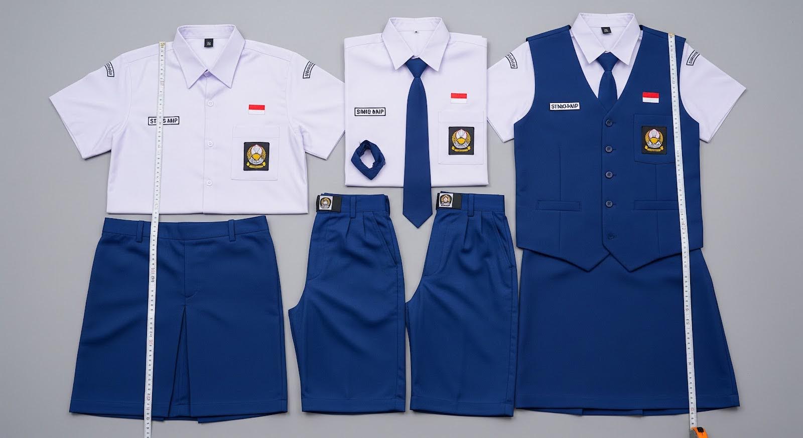 Ukuran Standar Seragam Sekolah SMP: Tabel Size Chart Lengkap (Panduan ...